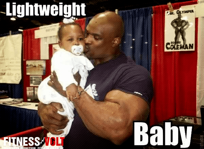 Lightweight Baby Memes RONNIE COLEMAN LIGHT WEIGHT BABY " Kids T Shirt