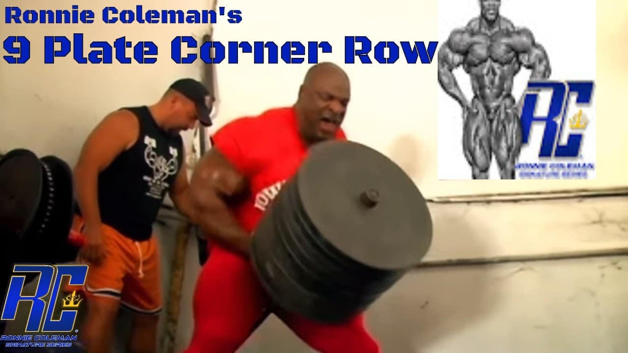 WATCH: Ronnie Coleman's Intense 9 Plate Corner Row, Back and Biceps ...