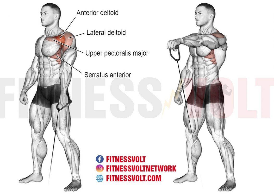 High Cable Cross-over (Chest) – Fitness Volt
