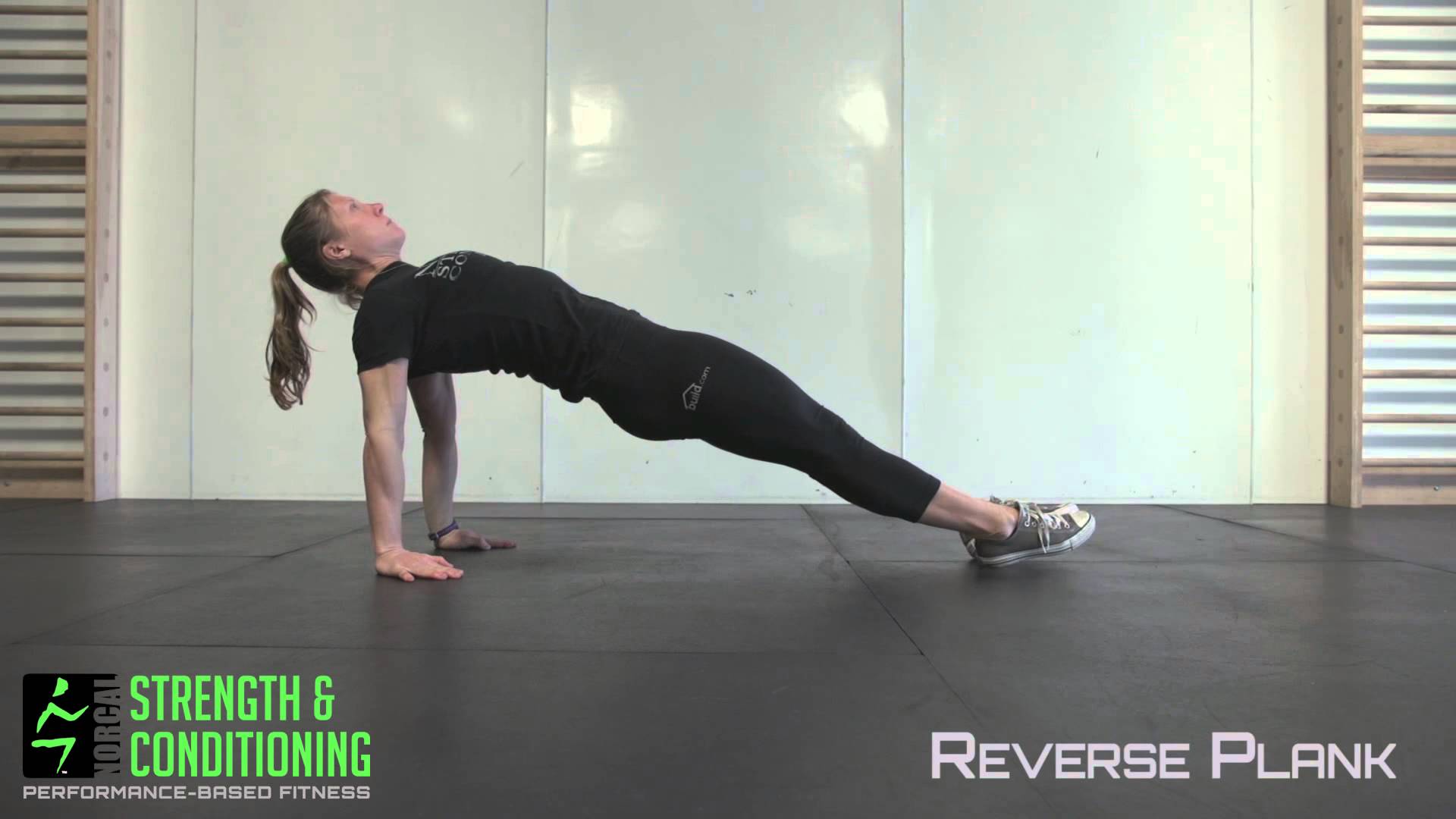High Reverse Plank (Glutes) – Fitness Volt