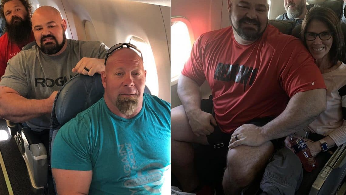 Massive And Strong Men Vs. Tiny Airplane Seats – Fitness Volt