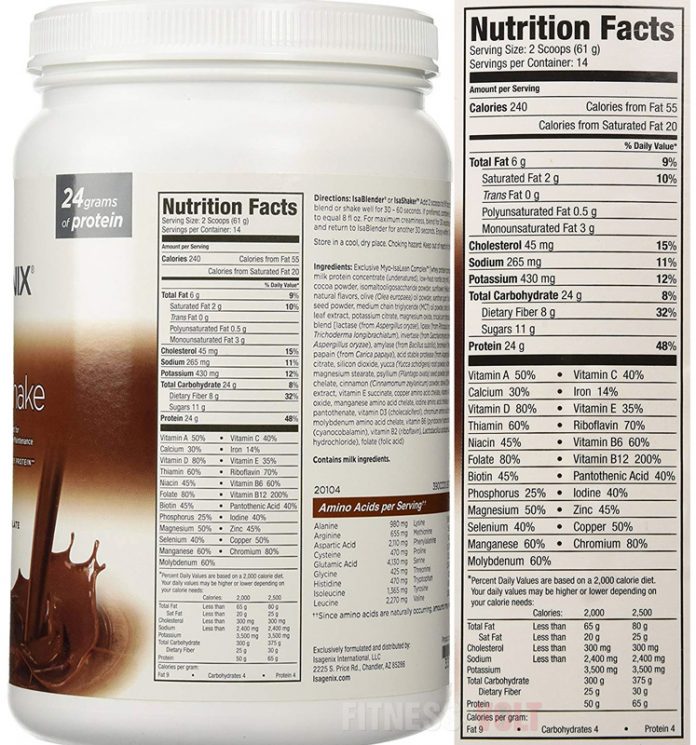 Isagenix IsaLean Shake Review – Designed For Muscle Mass and Weight ...