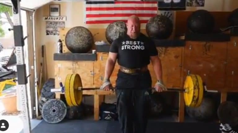 Strongman Legend Nick Best Deadlifts 500 Pounds For Whopping 22 Reps At ...