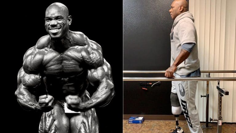 Flex Wheeler Takes First Step Since Leg Amputation – Fitness Volt