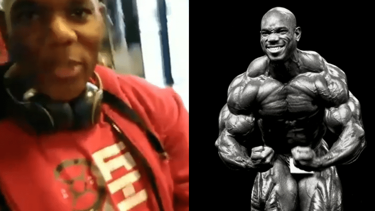 Flex Wheeler Back In The Gym For The First Time Since Amputation ...