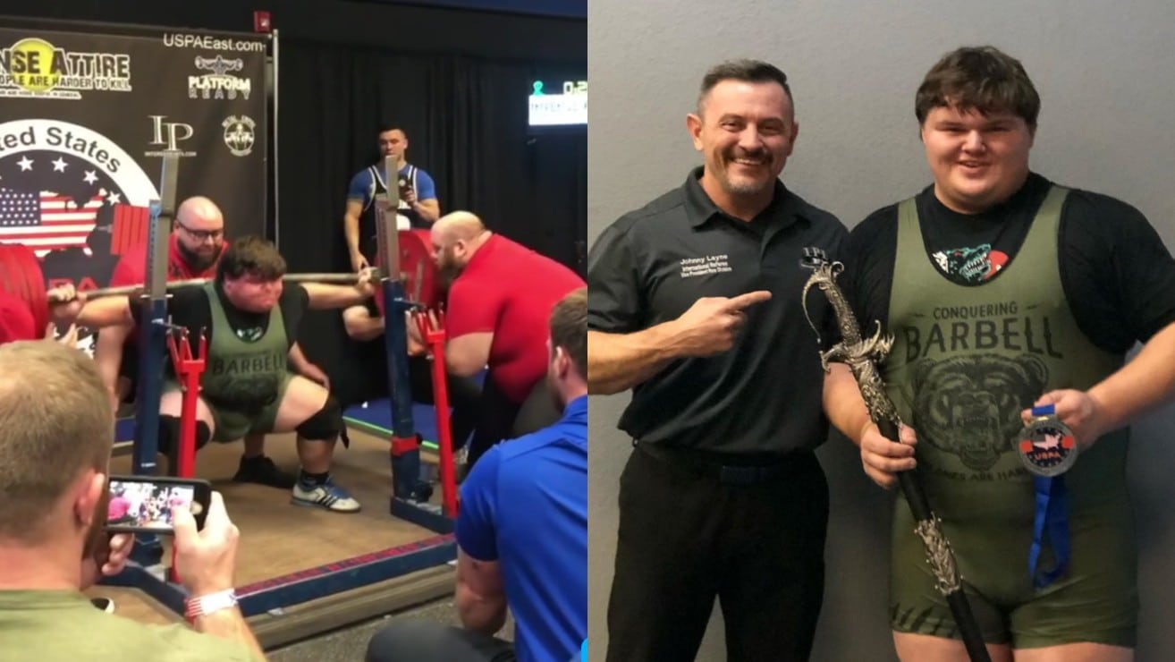 17-yo Powerlifter Jackson Powell Breaks 4 National Records At One Meet ...