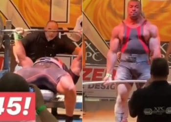 Larry Wheels Sets Crazy PR With Two 245lb Barbell Bench Press ...