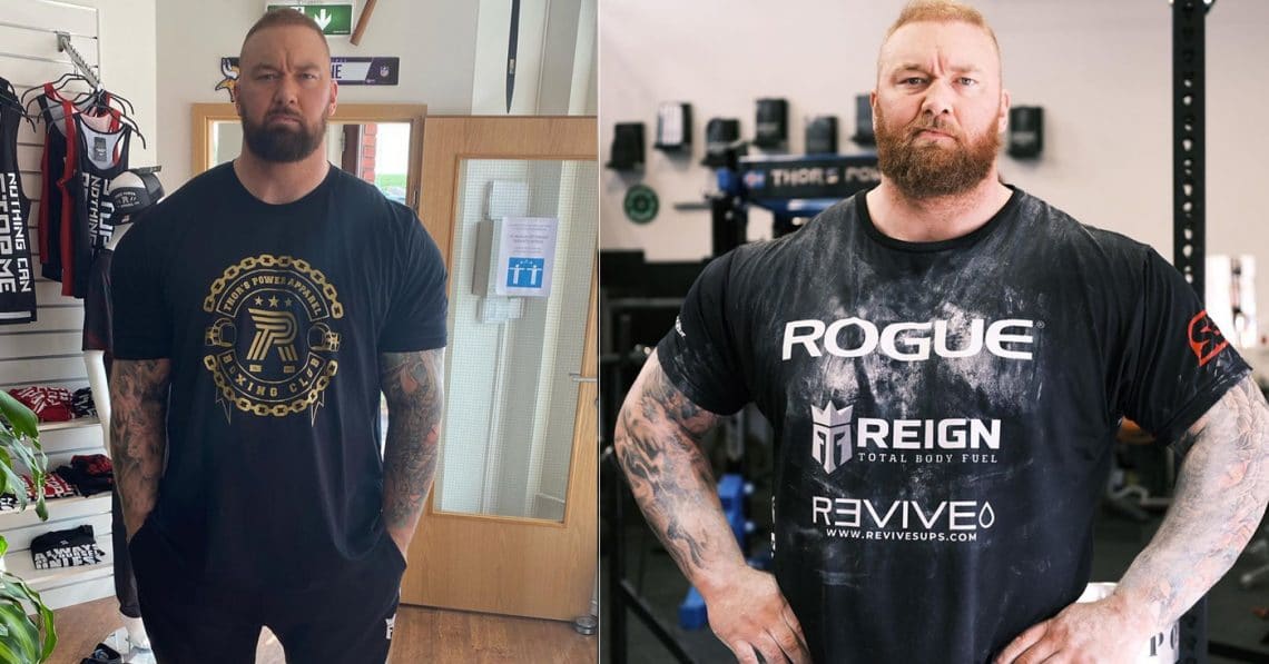 Hafthor Bjornsson Looking Much Slimmer After 60lb Weight Loss – Fitness ...