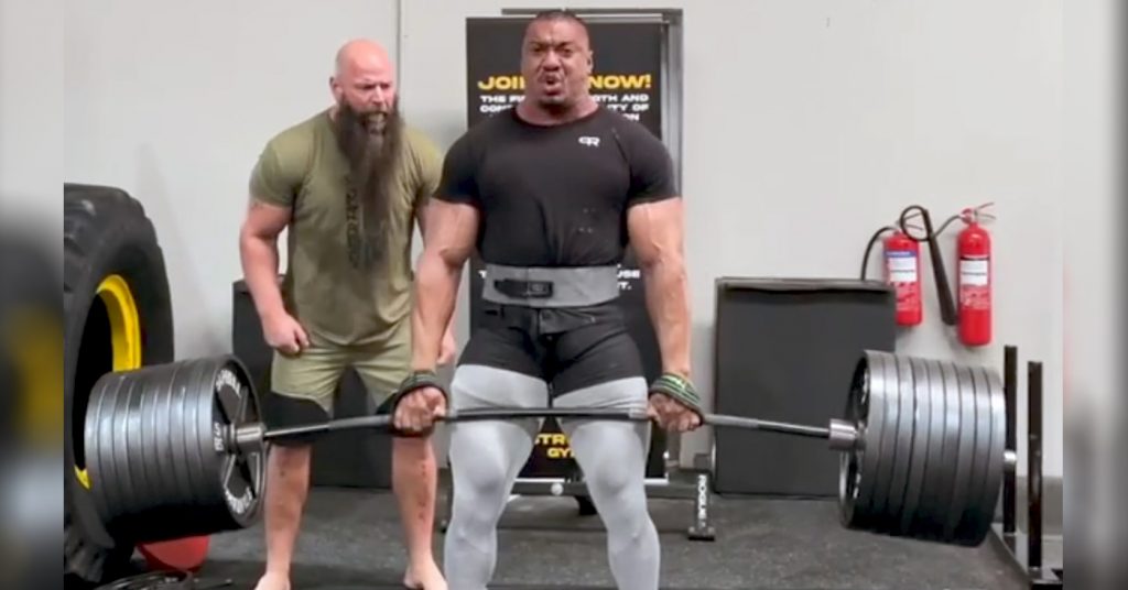 Larry Wheels Hits All-Time Personal Record With Earth Shattering 855lb Deadlift Triple, Gets ...
