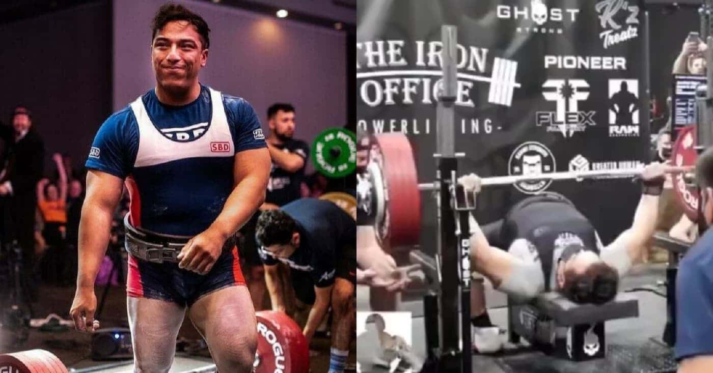 Jonathan Cayco Hits 534lb Bench Press For Unofficial World and American ...