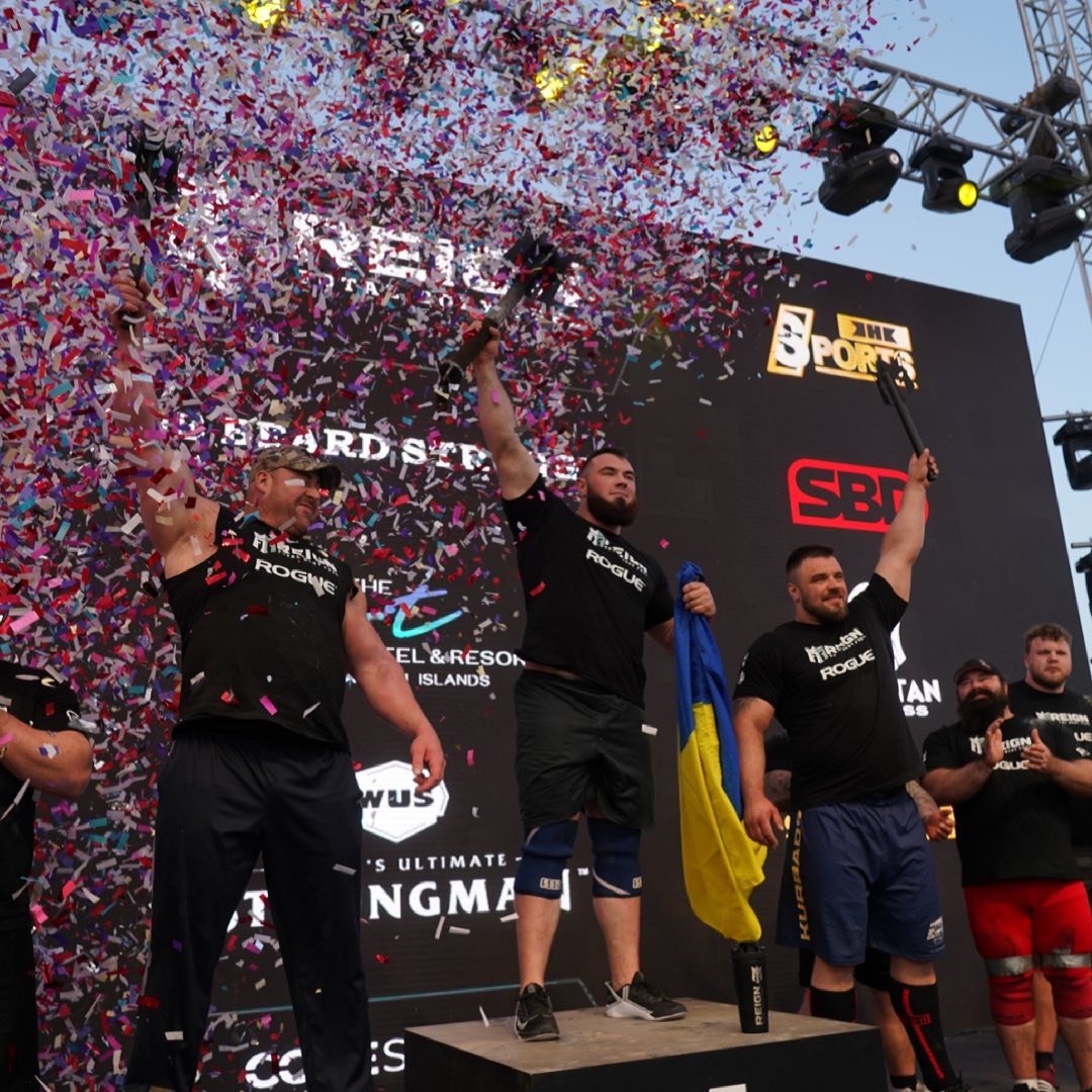 Larry Wheels Trains With World's Strongest Man Oleksii Novikov ...