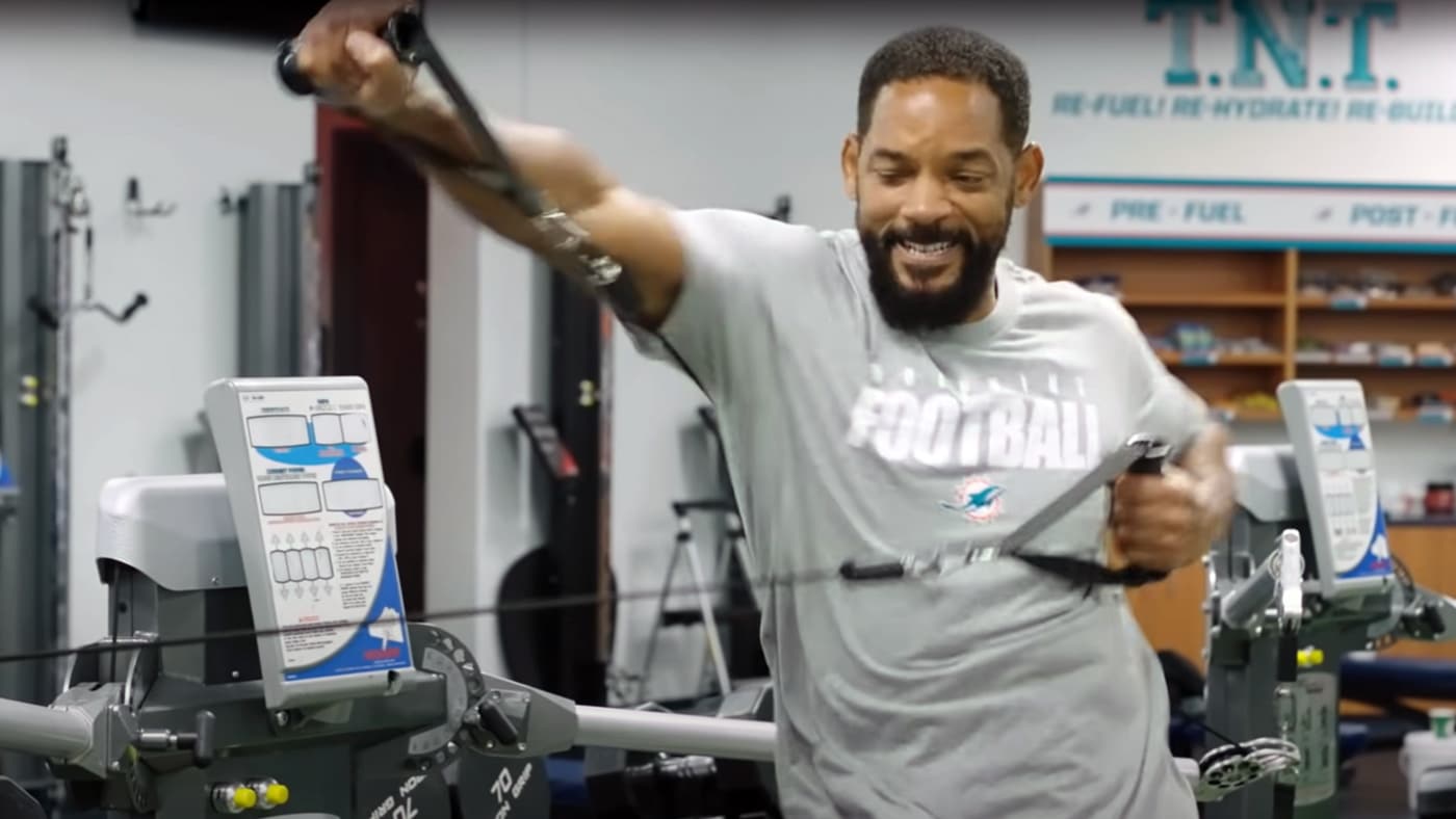 Will Smith Takes On NFL Quarterback Tua Tagovailoa's Intense Workout ...