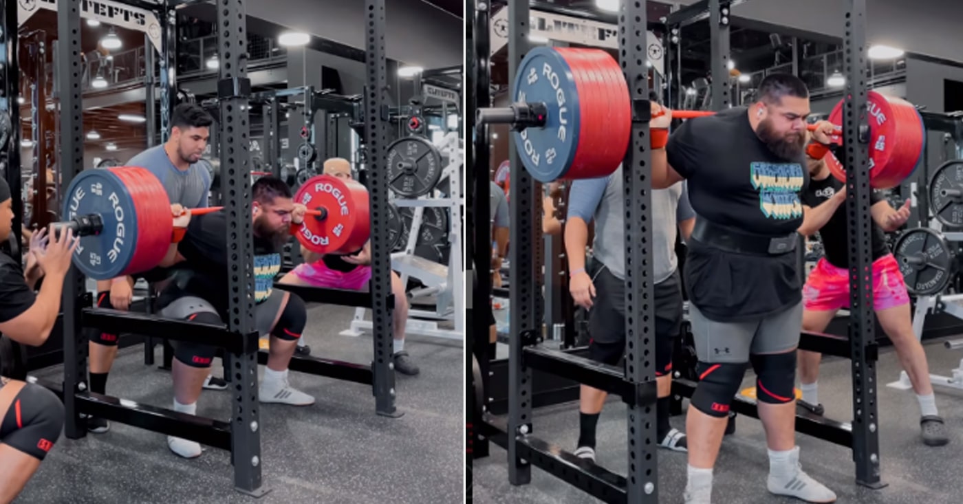 Powerlifter Jesus Olivares Hits A Speedy 412 kg (907 lbs) Squat Single ...