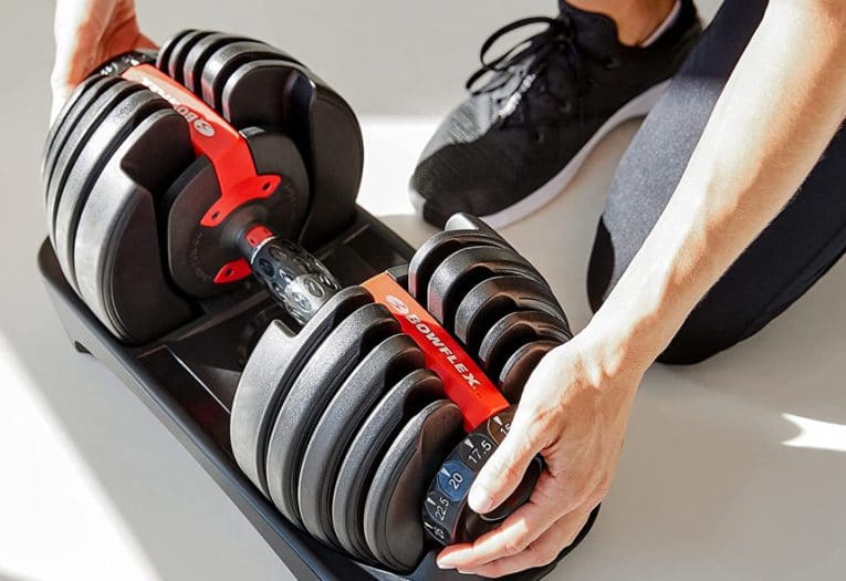 Bowflex SelectTech 552 Adjustable Selectorized Dumbbells Reviewed for ...