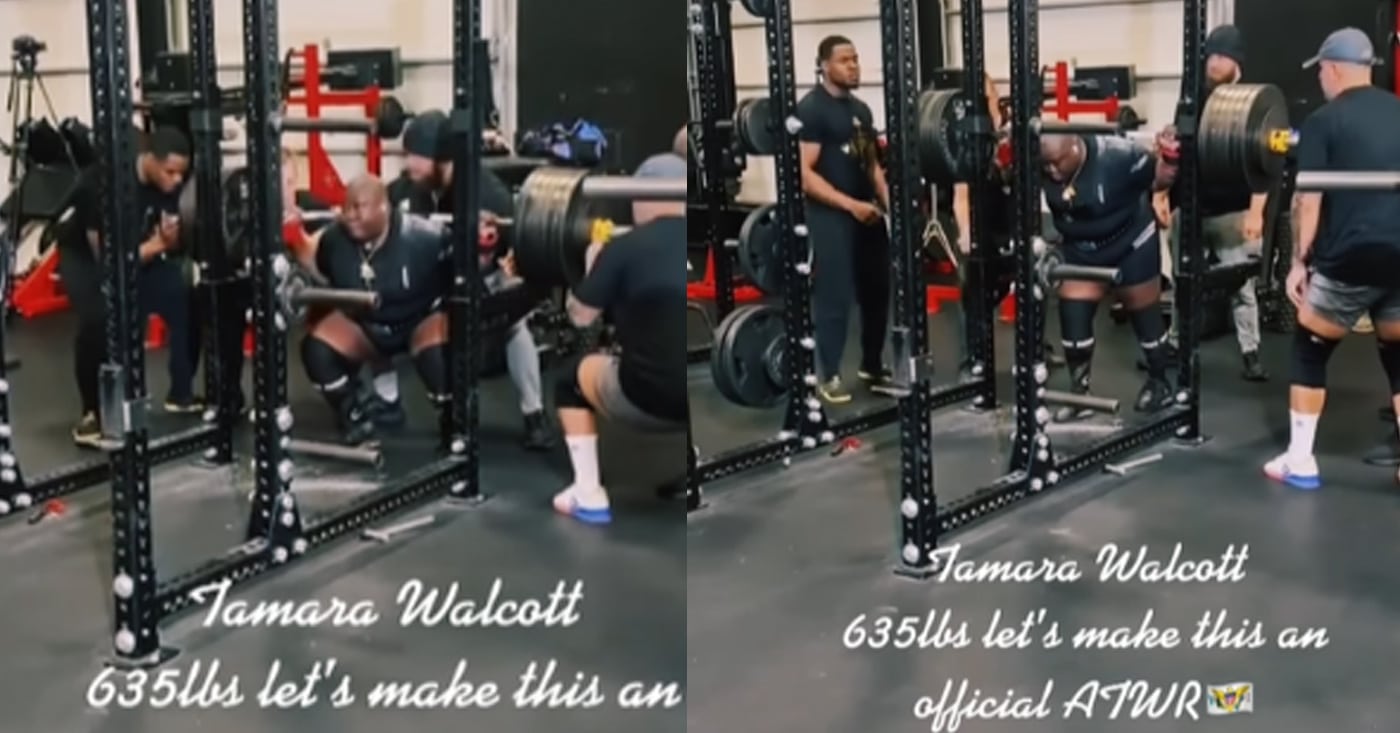 Powerlifter Tamara Walcott Hits Unofficial World Record Squat of 288.5 ...
