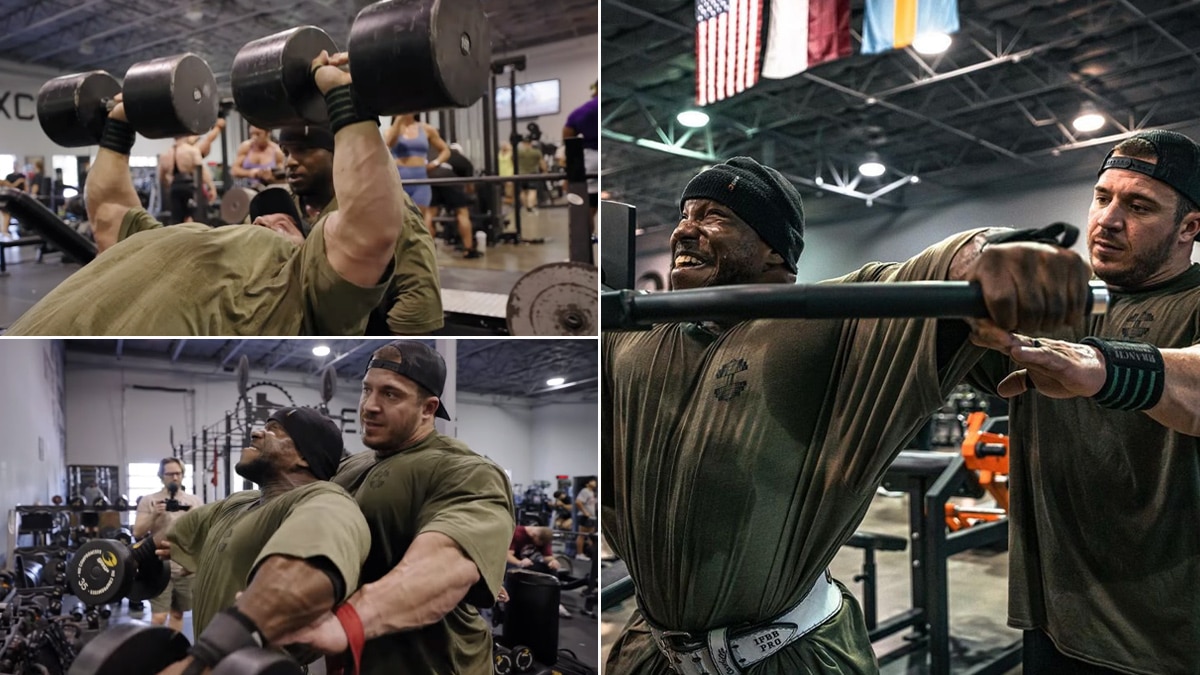 Bodybuilders Shaun Clarida and Brett Wilkin Go Through a Punishing Push ...