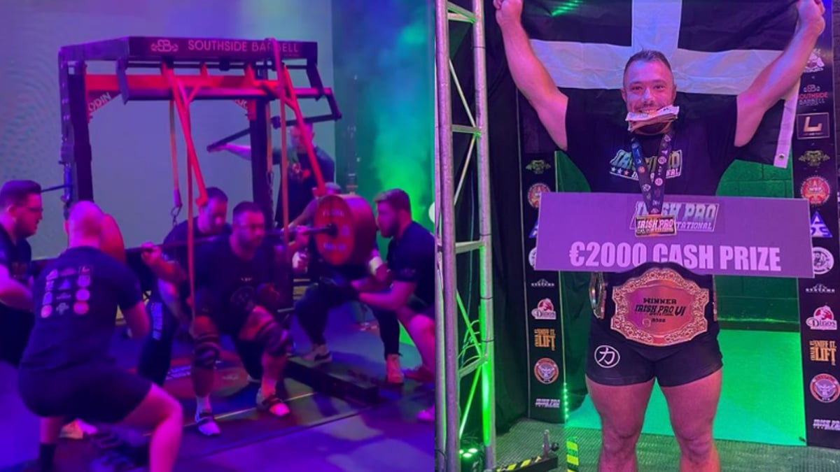 Powerlifter Chris Pugh (82.5KG) Notches The All-Time Squat World Record With a 366-kg (806.9-lb ...