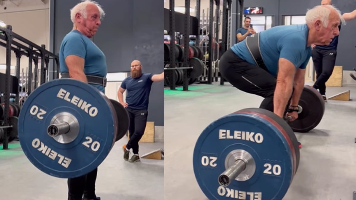 80 Year Old Man Scores A 150 kg 330 7 lb Raw Deadlift PR On His