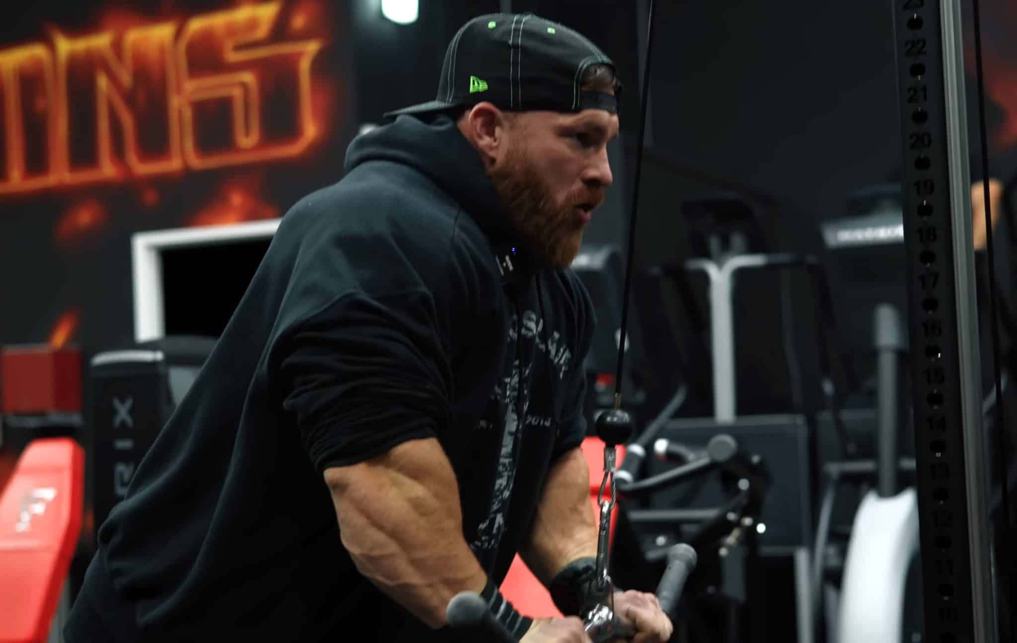 Retired Bodybuilder Flex Lewis Crushes a Sleeve-Ripping Arms Workout on ...