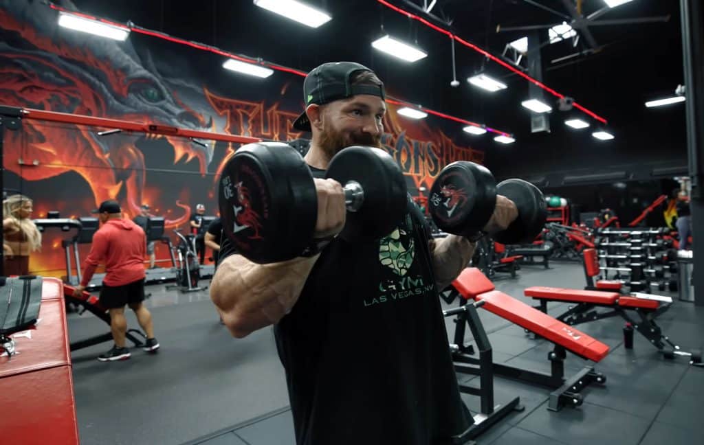 Retired Bodybuilder Flex Lewis Crushes a Sleeve-Ripping Arms Workout on ...