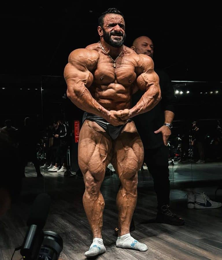 Mr. Olympia Hadi Choopan Immortalized with Massive Ten-Foot-Tall Statue ...