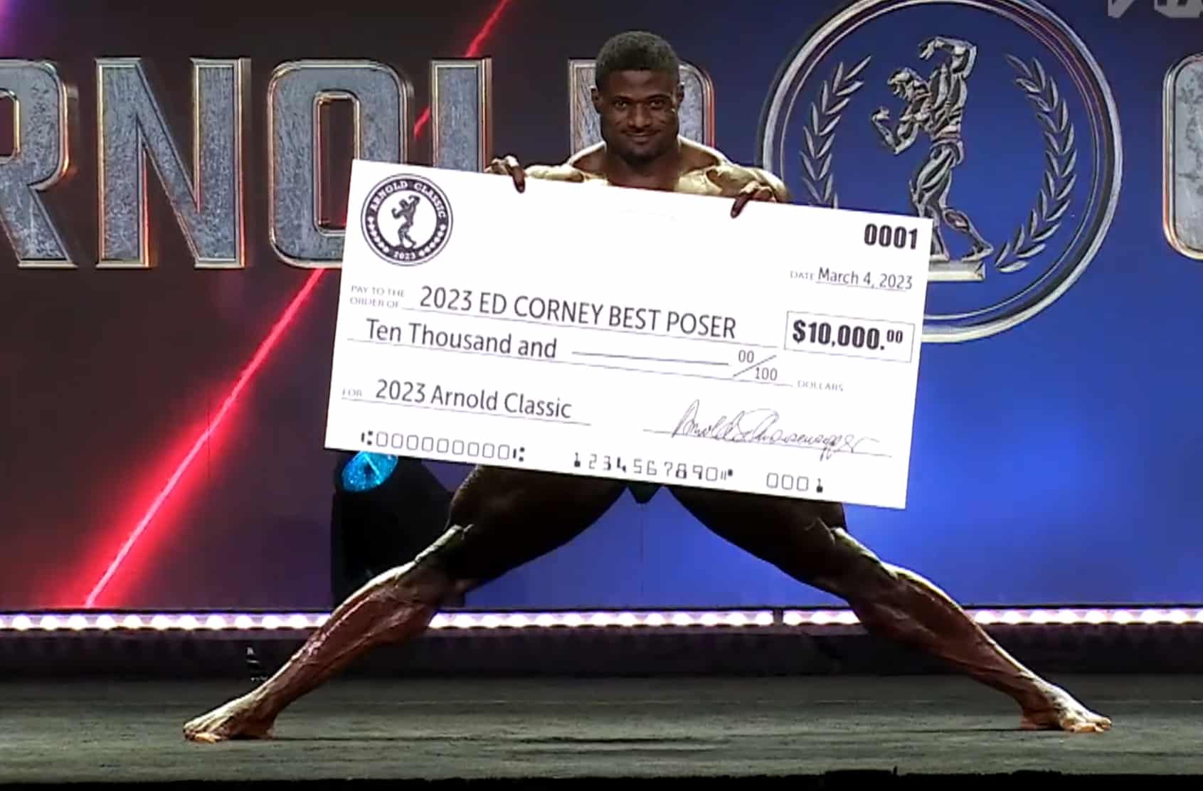 Samson Dauda is the NEW 2023 Arnold Classic Men’s Open Champion
