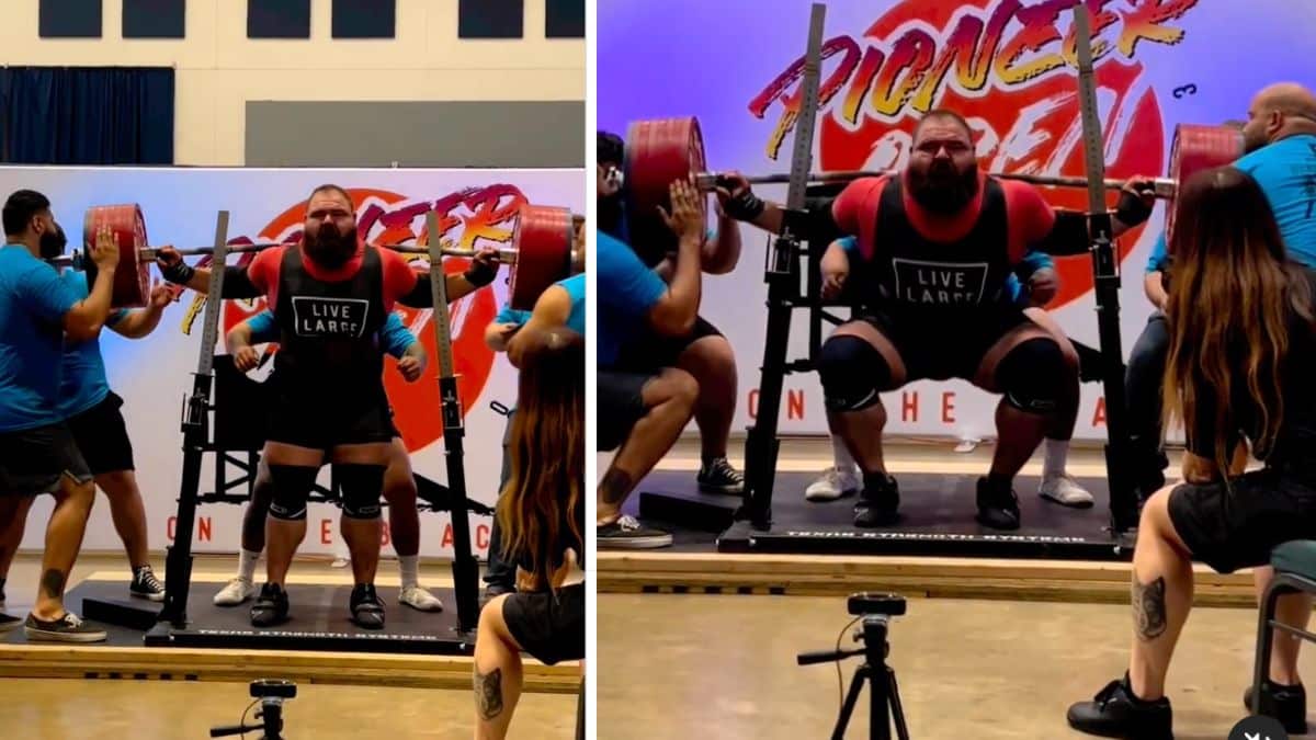 Powerlifter Dan Bell Suffers Injury After a Massive 425-kg (937-lb) Raw ...