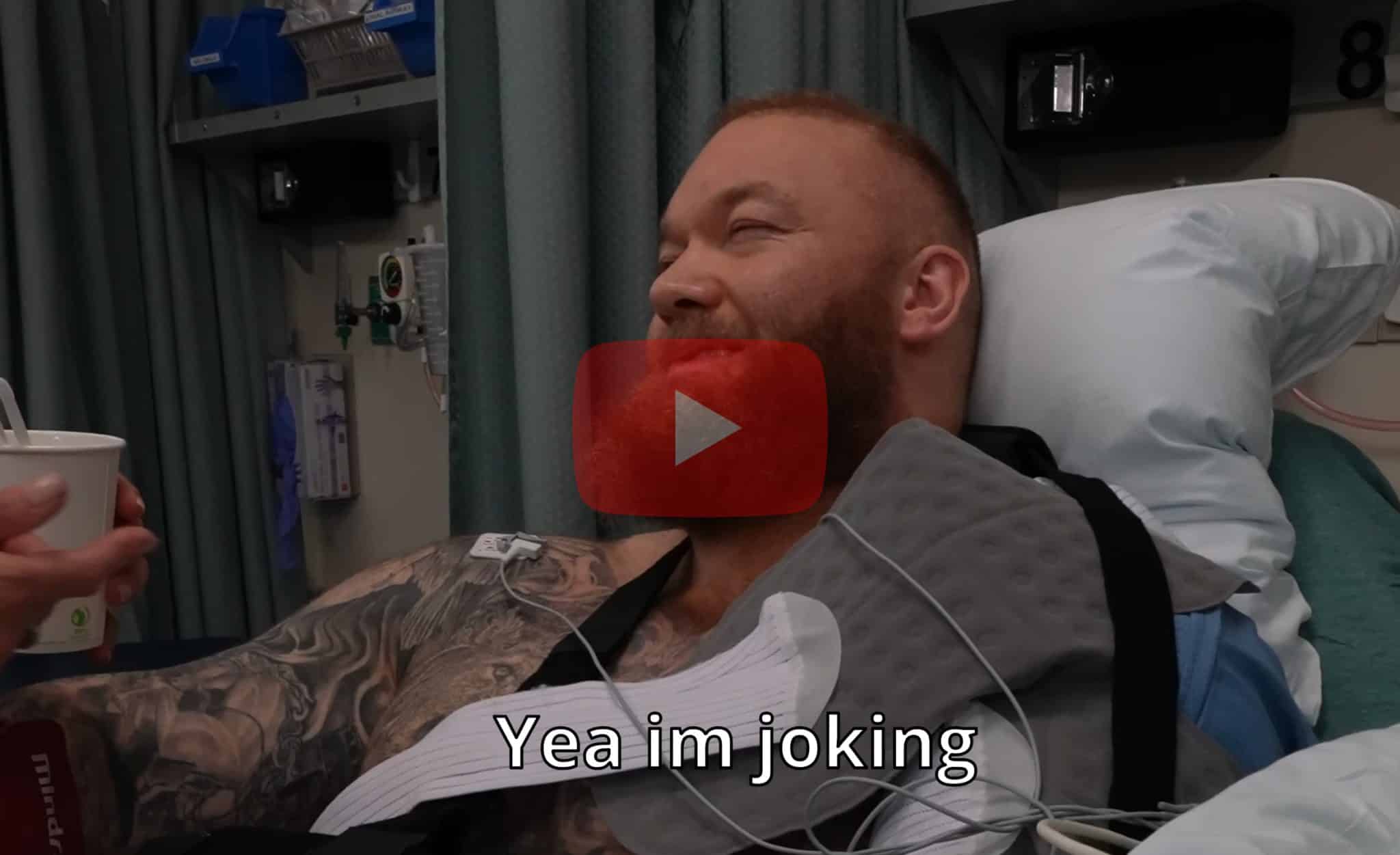 Hafthor Bjornsson Shares Graphic Footage Of His Successful Pec Tear ...