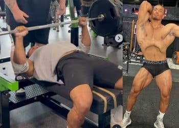 Larry Wheels Hits 220kg (485lbs) On Decline Bench for 12 Reps – Fitness Volt