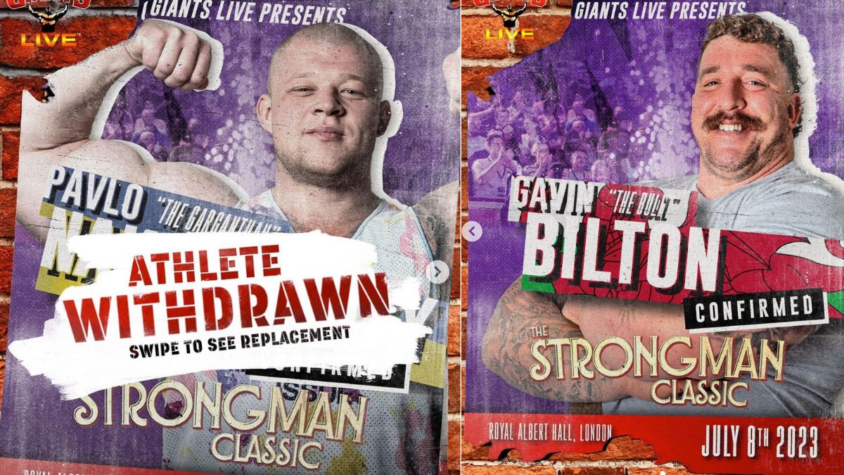 Pavlo Nakonechnyy Withdraws From 2023 Strongman Classic; Gavin Bilton ...