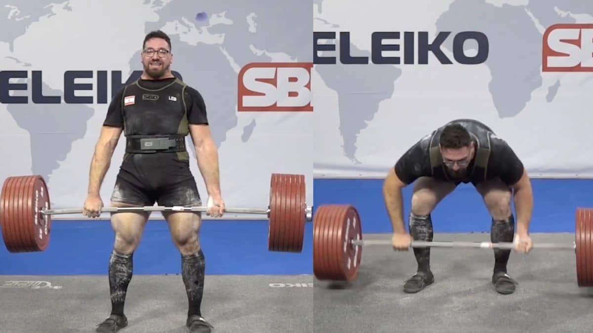 Powerlifter Etienne El Chaer (120KG) Secures Raw Deadlift & Total IPF Junior World Records ...