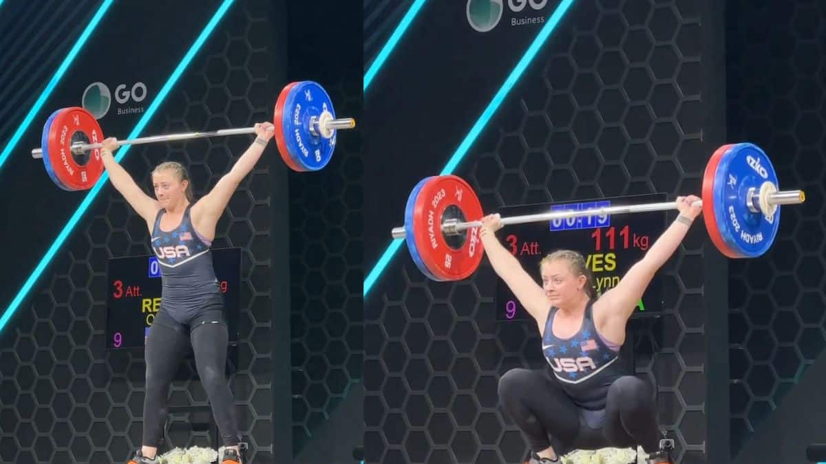 Olivia Reeves (71KG) Sets Clean & Jerk and Total Junior World Records ...