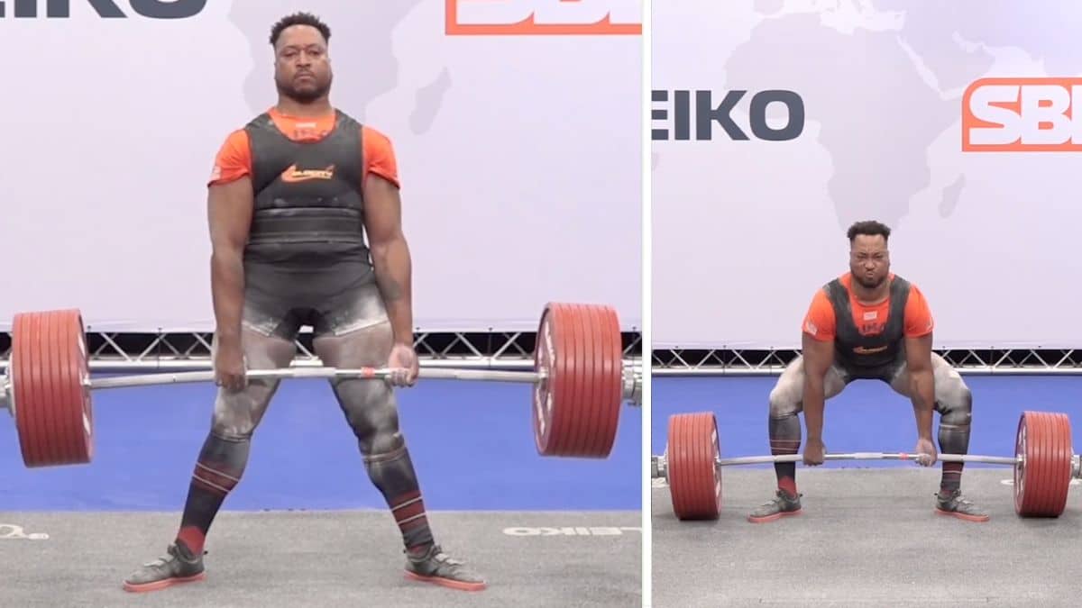 Ian Bell (105KG) Sets 388.5-kg (856.5-lb) Equipped Deadlift IPF World ...