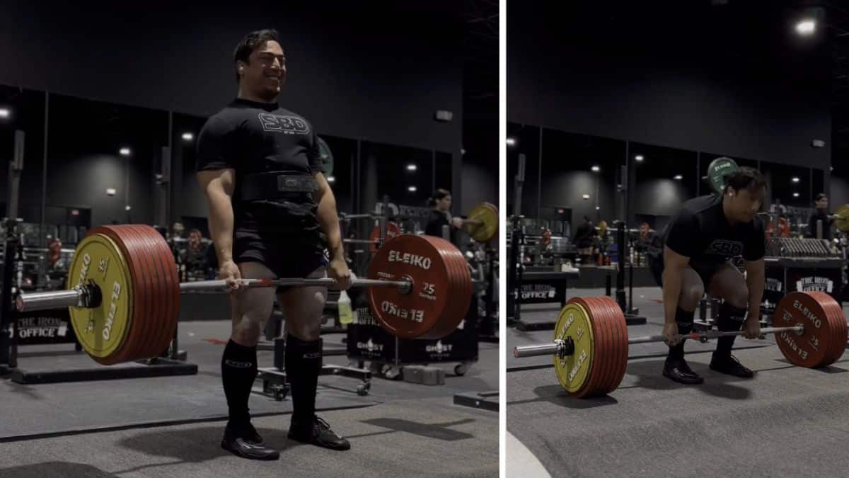 Jonathan Cayco Locks Out 350.5-kg (772.7-lb) Raw Deadlift For a New All ...
