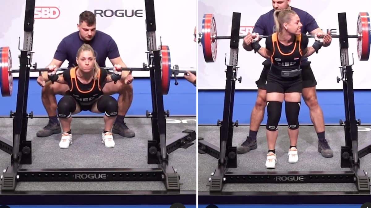 Pleun Dekkers (52KG) Sets 173-kg (381.4-lb) Raw Squat IPF World Record ...