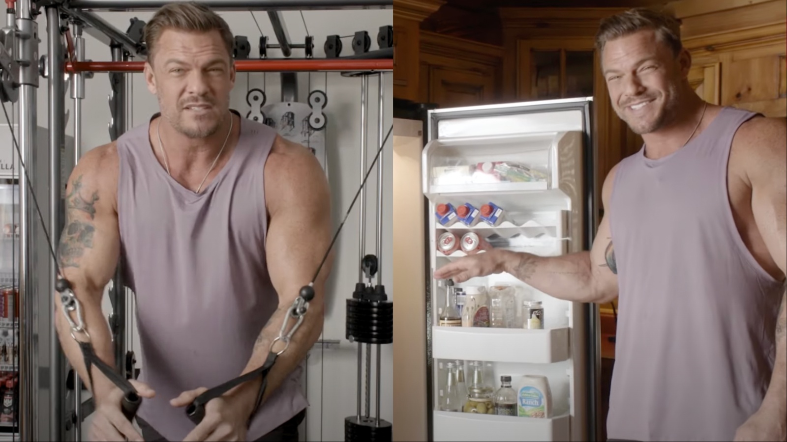 'Reacher' TV Star Alan Ritchson Shares His Fridge, Eating Habits, And Personal Gym Setup ...