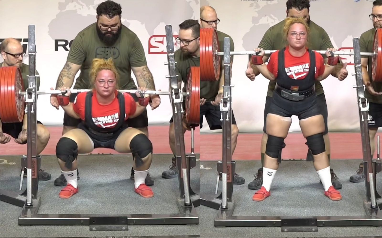 Karen Thrige Andersen (84KG) Sets 279-kg (615.1-lb) Equipped Squat IPF World Record at 2024 EPF ...