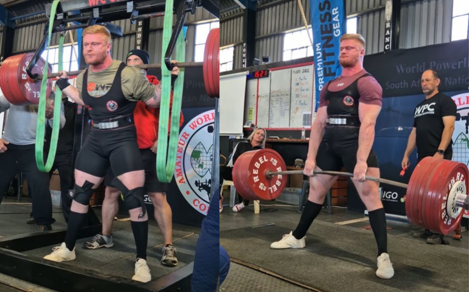 Colton Engelbrecht (110KG) Sets 1,120-kg (2,469.2-lb) Raw W/Wraps Total ...