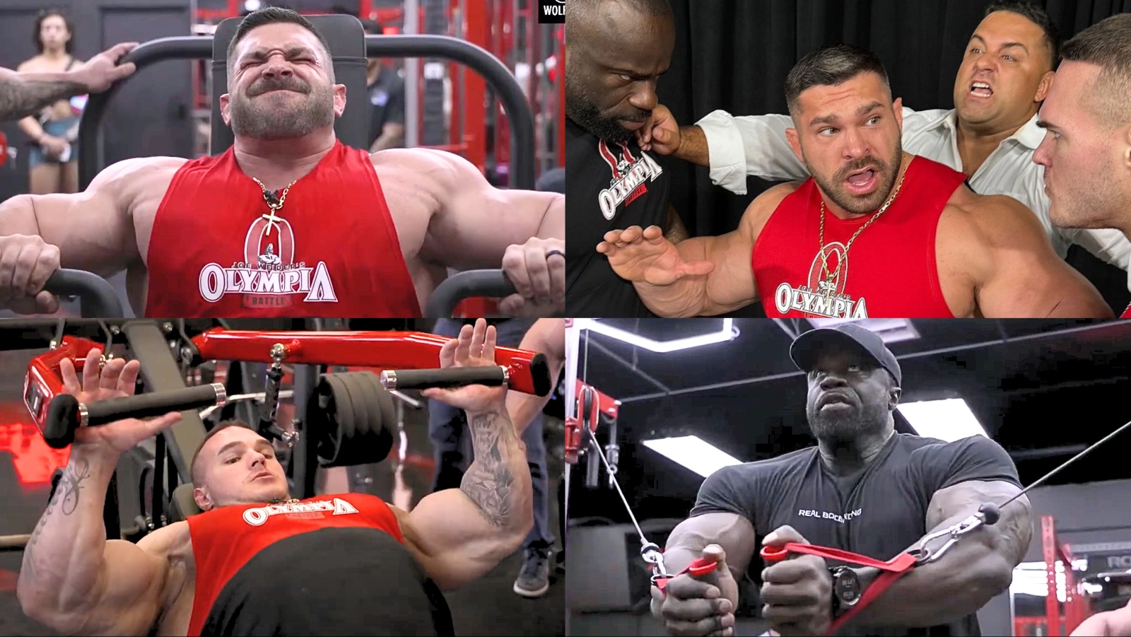 Derek Lunsford Takes on 2024 Olympia Battle Workout With Nick & Samson ...