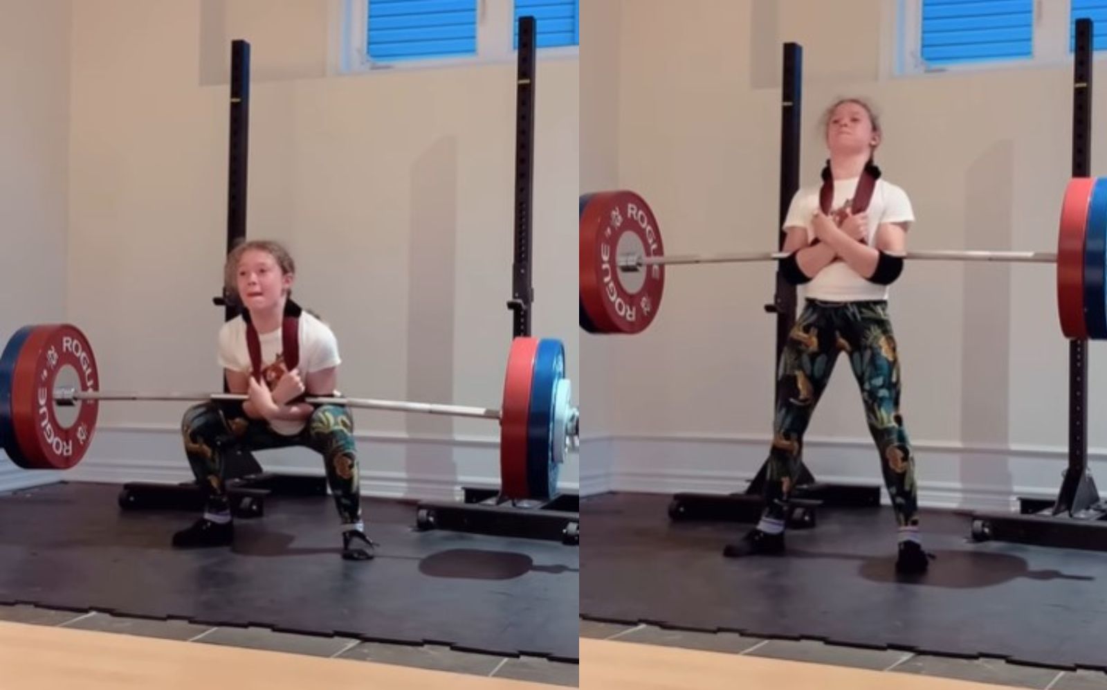 11-YO Rory Van Ulft Smashes 121-kg (266.8-lb) Zercher Squat in Training ...