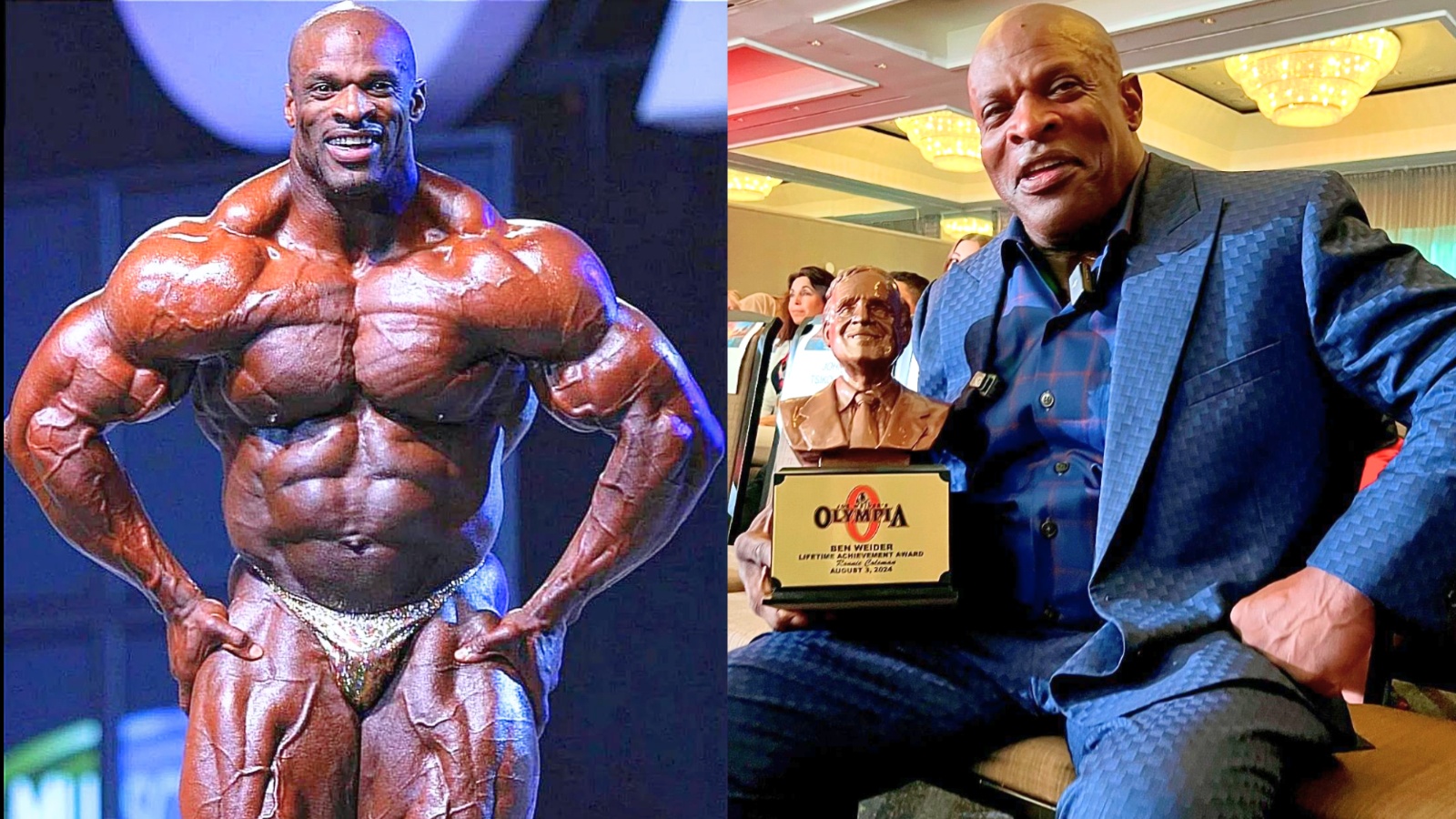 8x Mr. Olympia Ronnie Coleman Receives Prestigious 2024 Ben Weider ...