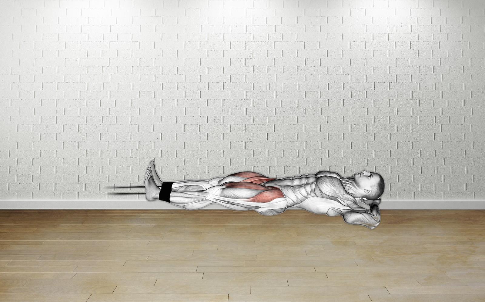 Band Lying Straight Leg Raise: Sculpt Your Lower Abs with This ...