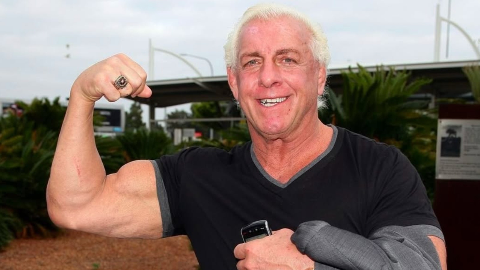 WWE Legend Ric Flair Shows Off Insane Biceps at 75: "Welcome to the Gun ...