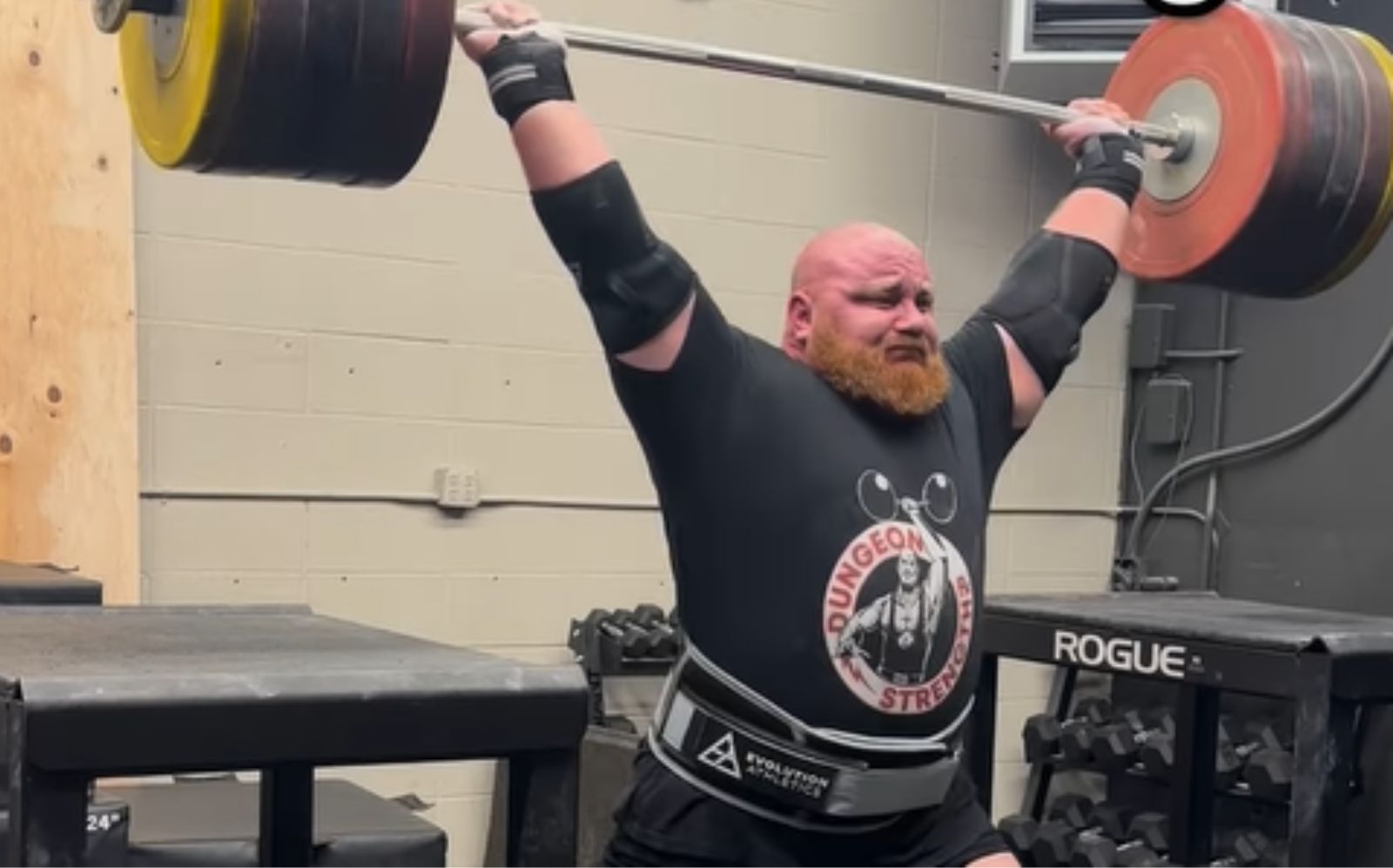 Lucas Hatton Overhead Presses 251-kg (553.4-lb) in Prep for 2025 Arnold ...