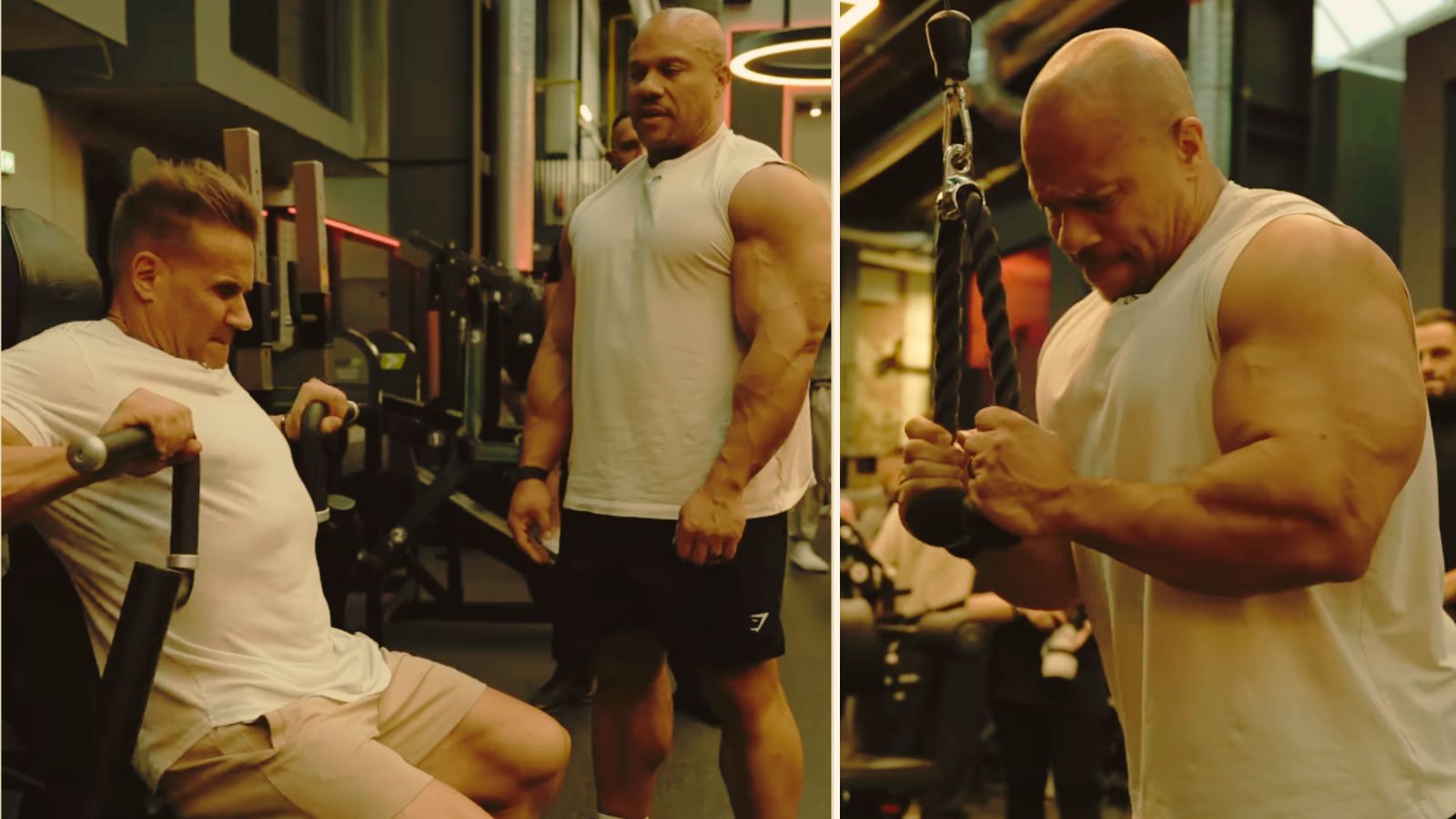 Bodybuilding Legends Phil Heath and Jay Cutler Hit Chest and Triceps ...