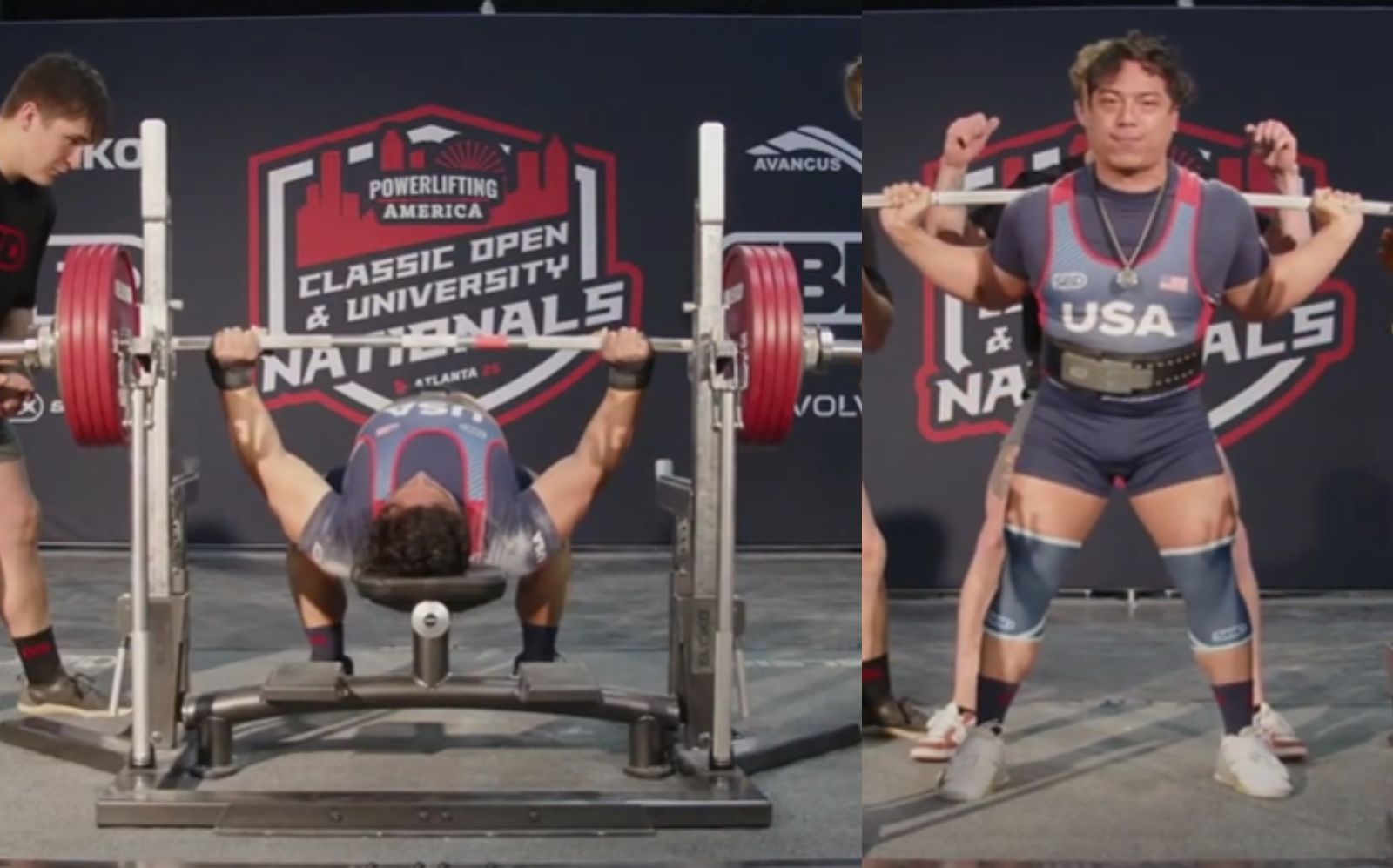 Jonathan Cayco (93KG) Lands Raw 252-kg (555.5-lb) Bench & 919.5-kg ...
