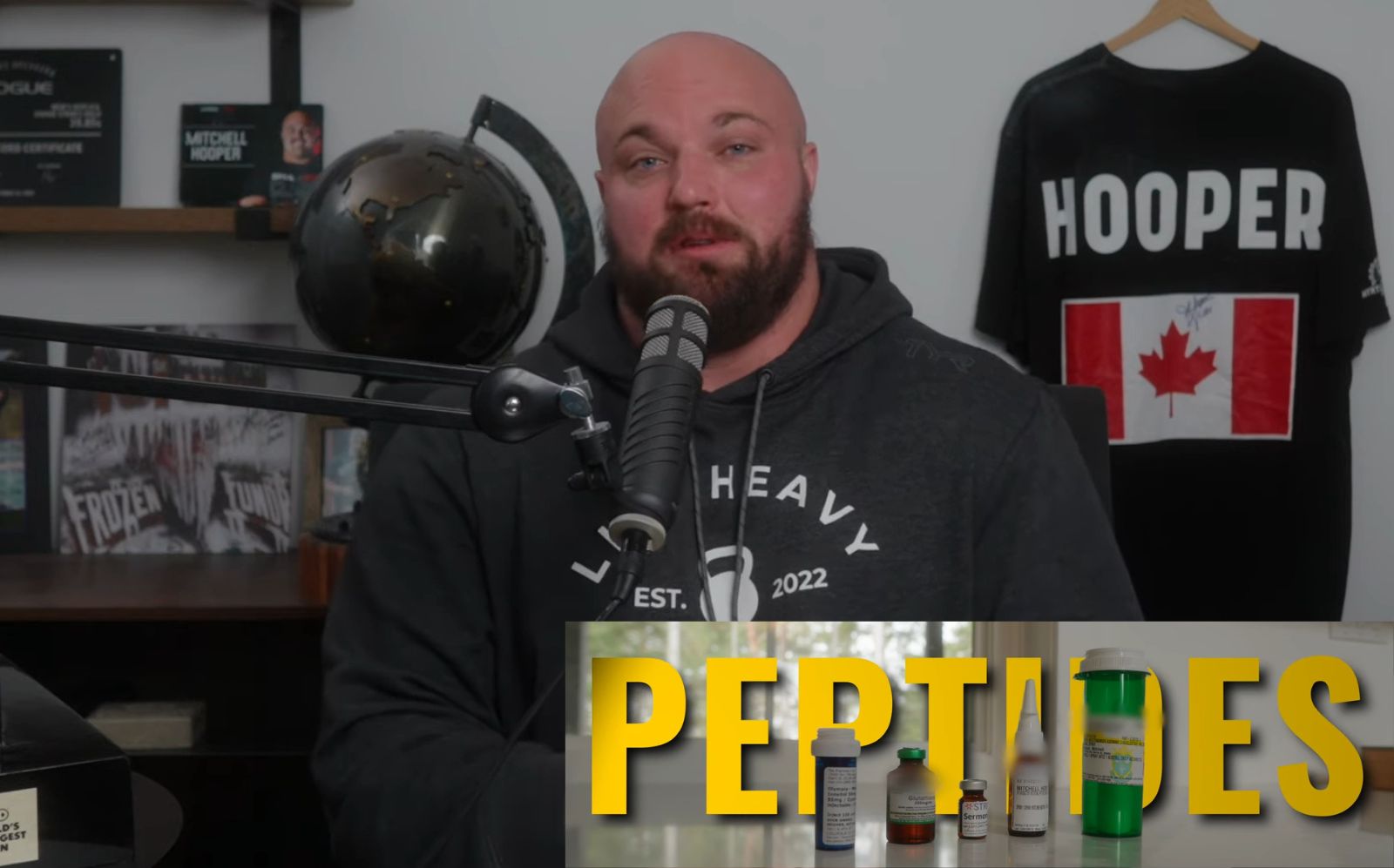 Strongest Man on Earth Mitchell Hooper Breaks Down His Peptide Stack ...