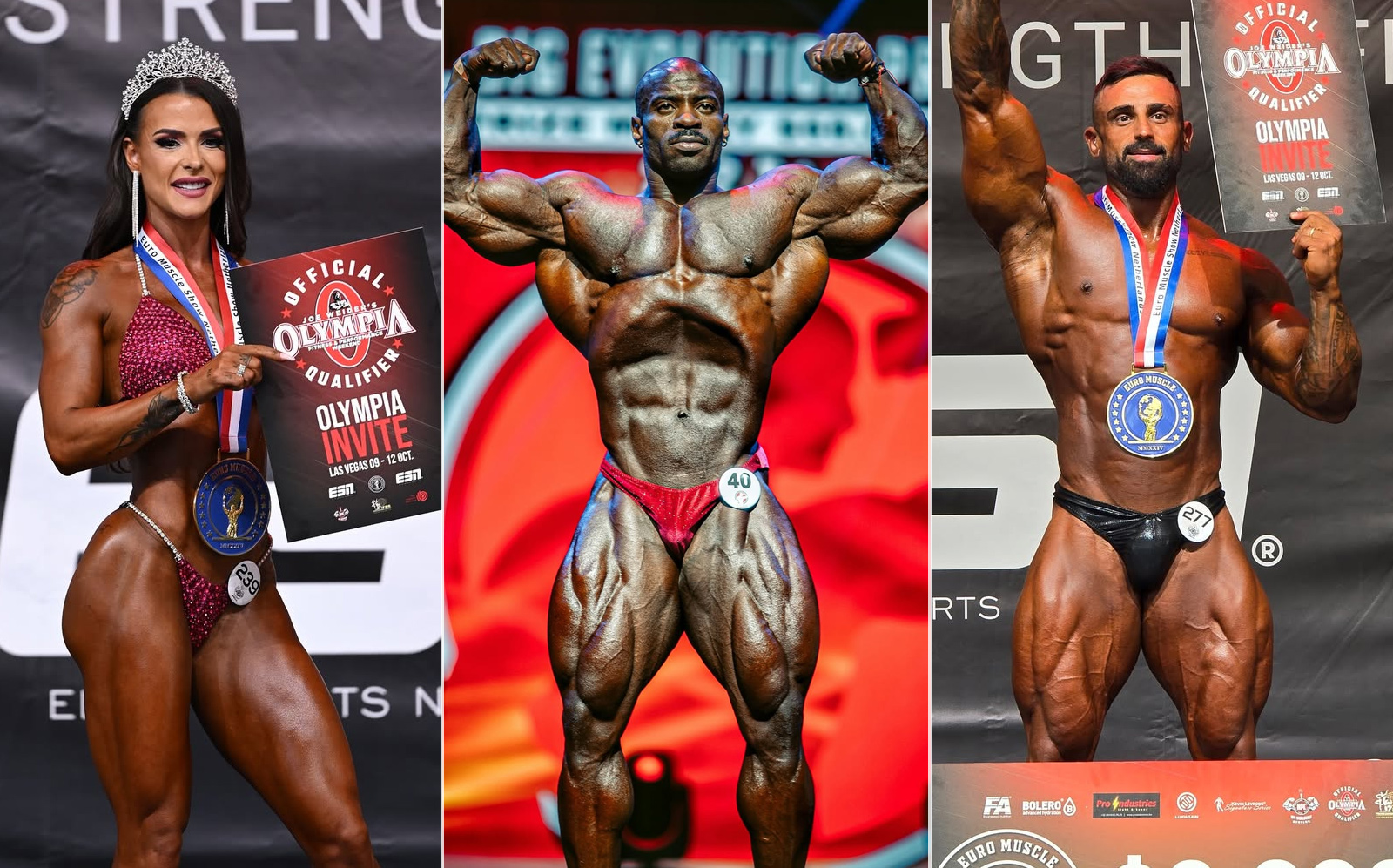 2025 Euro Muscle Pro Show Results — Six Champions Qualify for Olympia – Fitness Volt