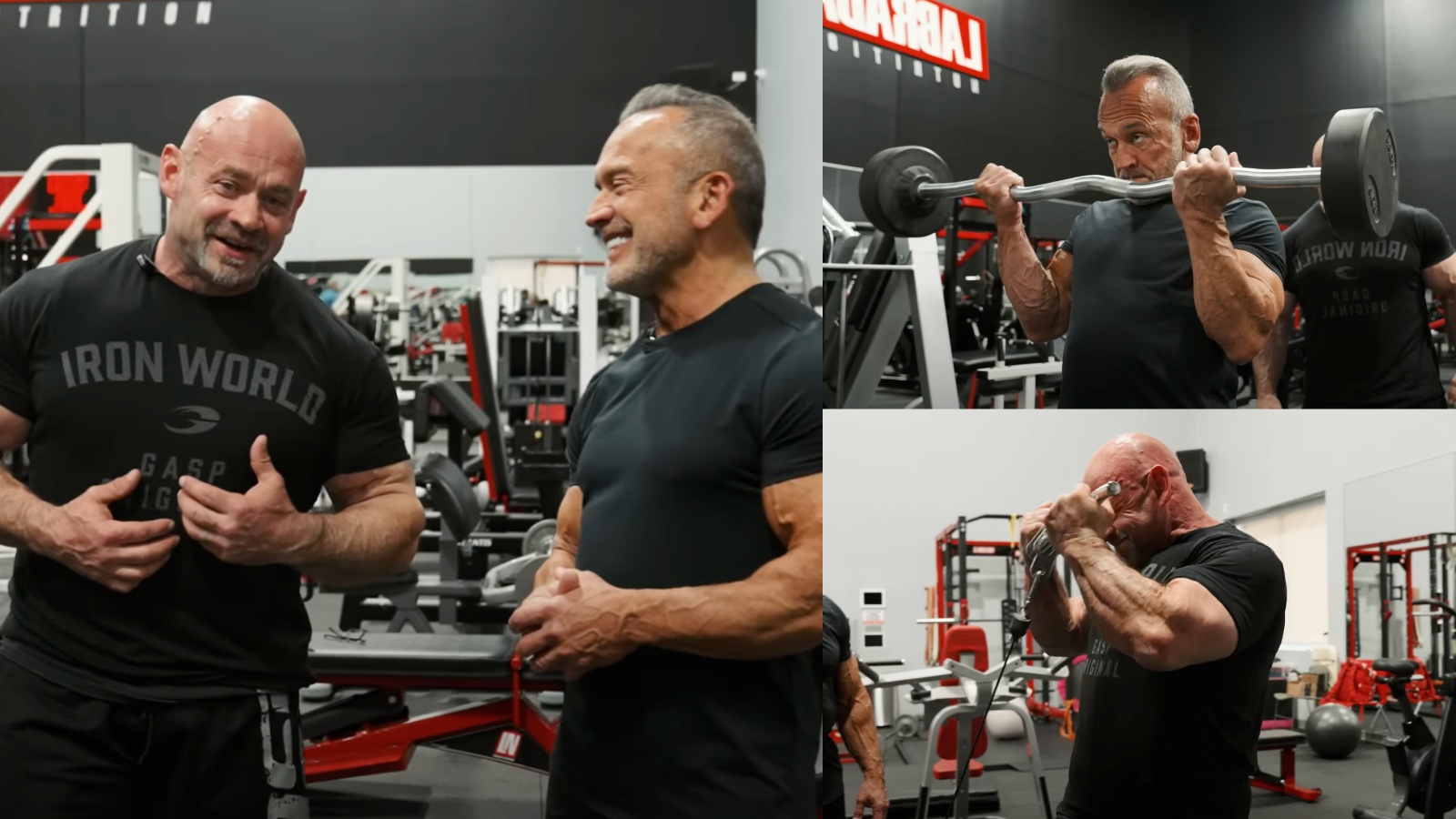 Old-School Legends Branch Warren and Lee Labrada Pump Arms and Discuss ...