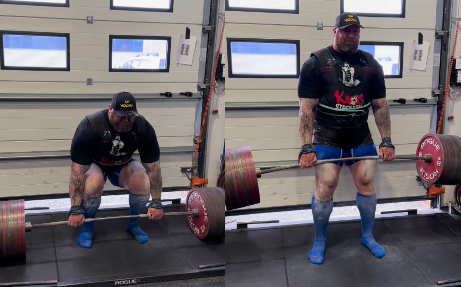 Hafthor Bjornsson Crushes a 460-kg (1,014.1-lb) Deadlift Two Rep PR in ...